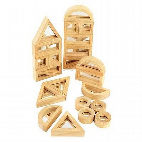 אליגן לכל | סט קוביות פרספקט מראה 20 יחידות | משחקי דימיון לפינות הגן | משחקי קוביות